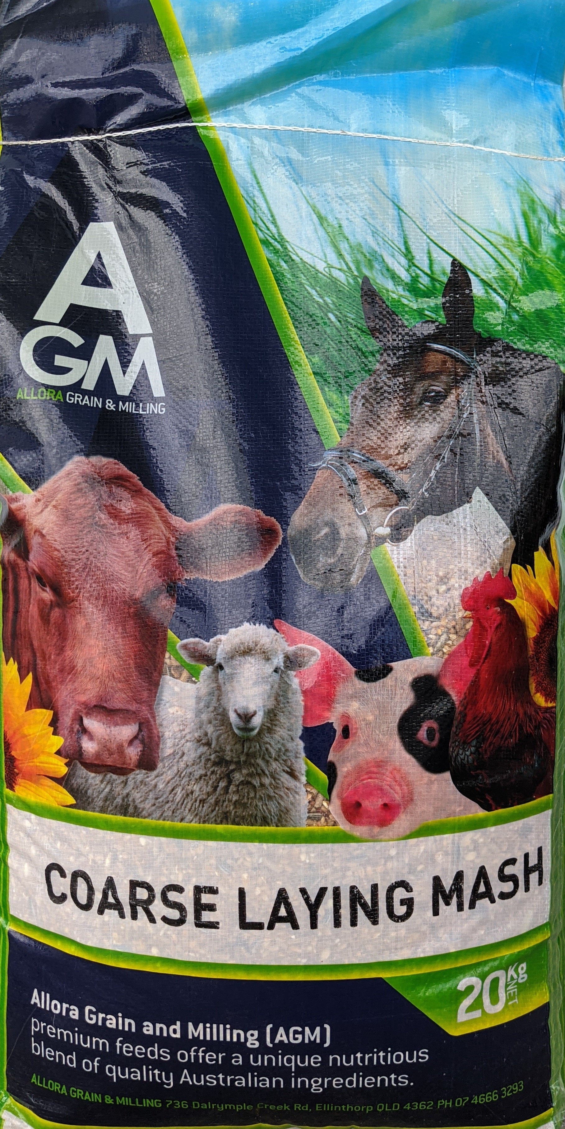 AGM Sorghum Free Coarse Laying Mash 20kg – Buckhams General Produce